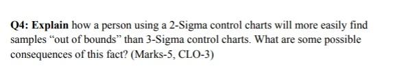Solved Q4: Explain how a person using a 2-Sigma control | Chegg.com
