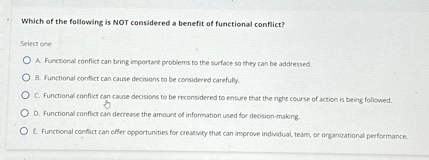 Solved Which of the following is NOT considered a benefit of | Chegg.com