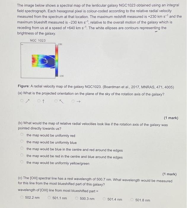Solved The image below shows a spectral map of the | Chegg.com