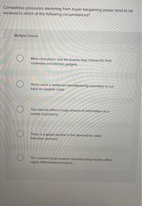 Solved Which of the following factors is not a relevant | Chegg.com