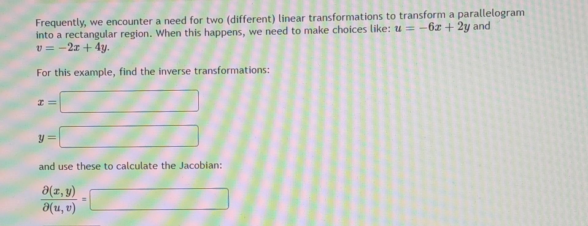 Solved Frequently, we encounter a need for two (different) | Chegg.com