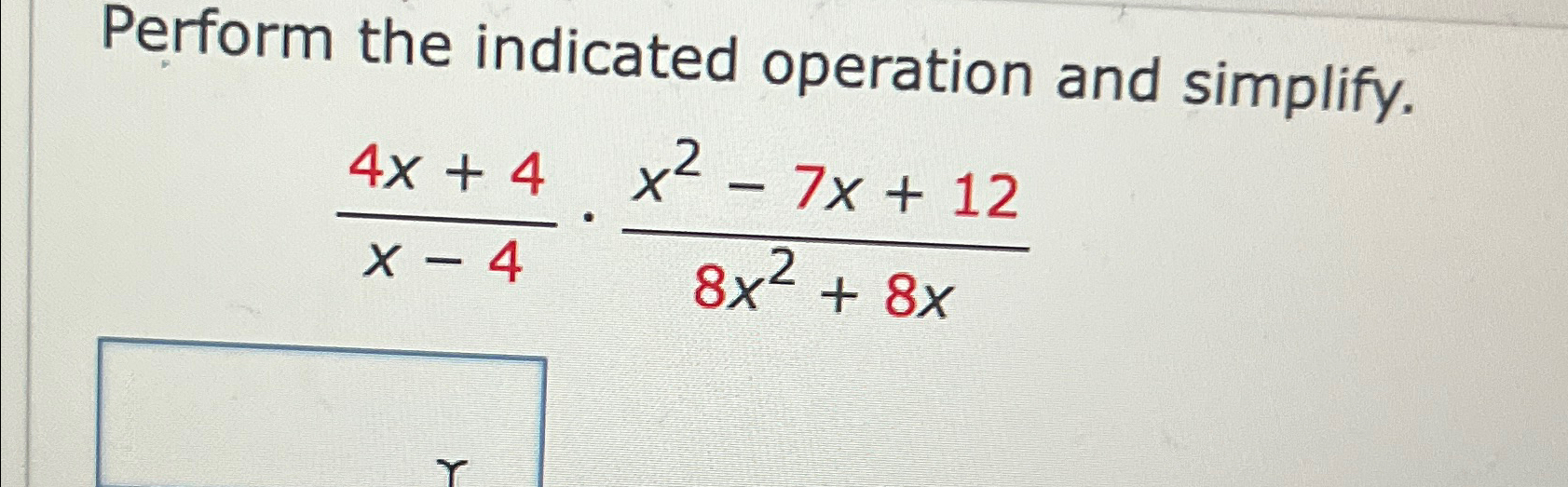 Solved Perform the indicated operation and | Chegg.com