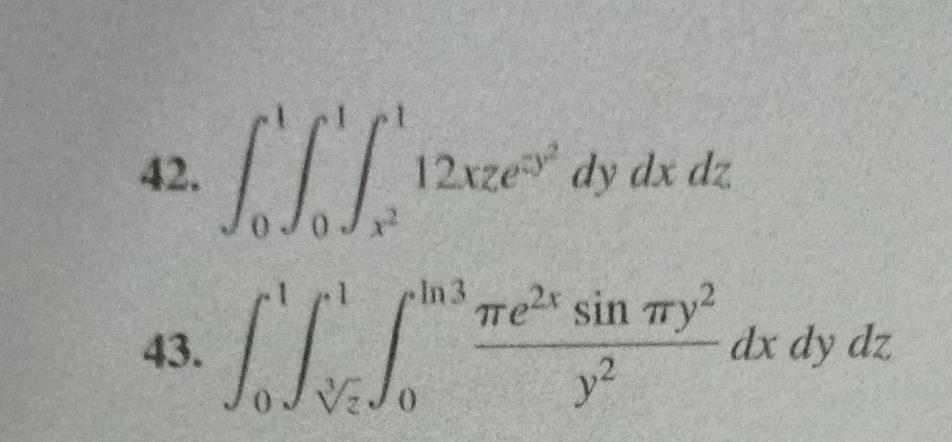 Solved Evaluate the integral by changing order of | Chegg.com