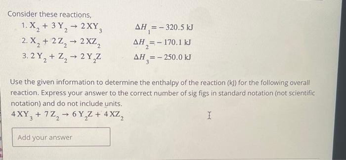 [Solved]: Consider these reactions, 1. ( mathrm{X}_{2}+3