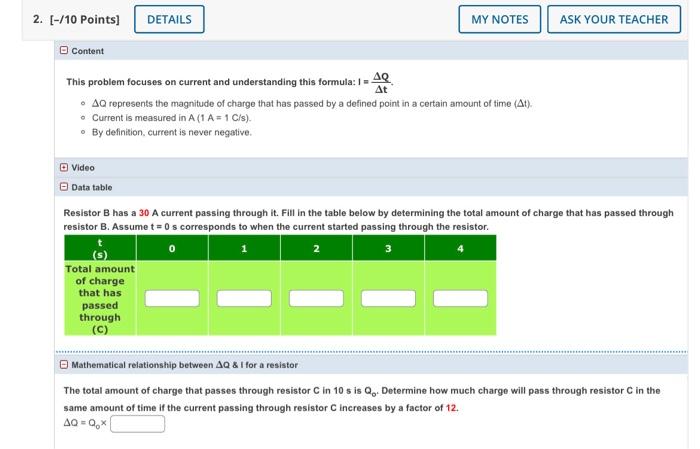 Solved This problem focuses on current and understanding | Chegg.com