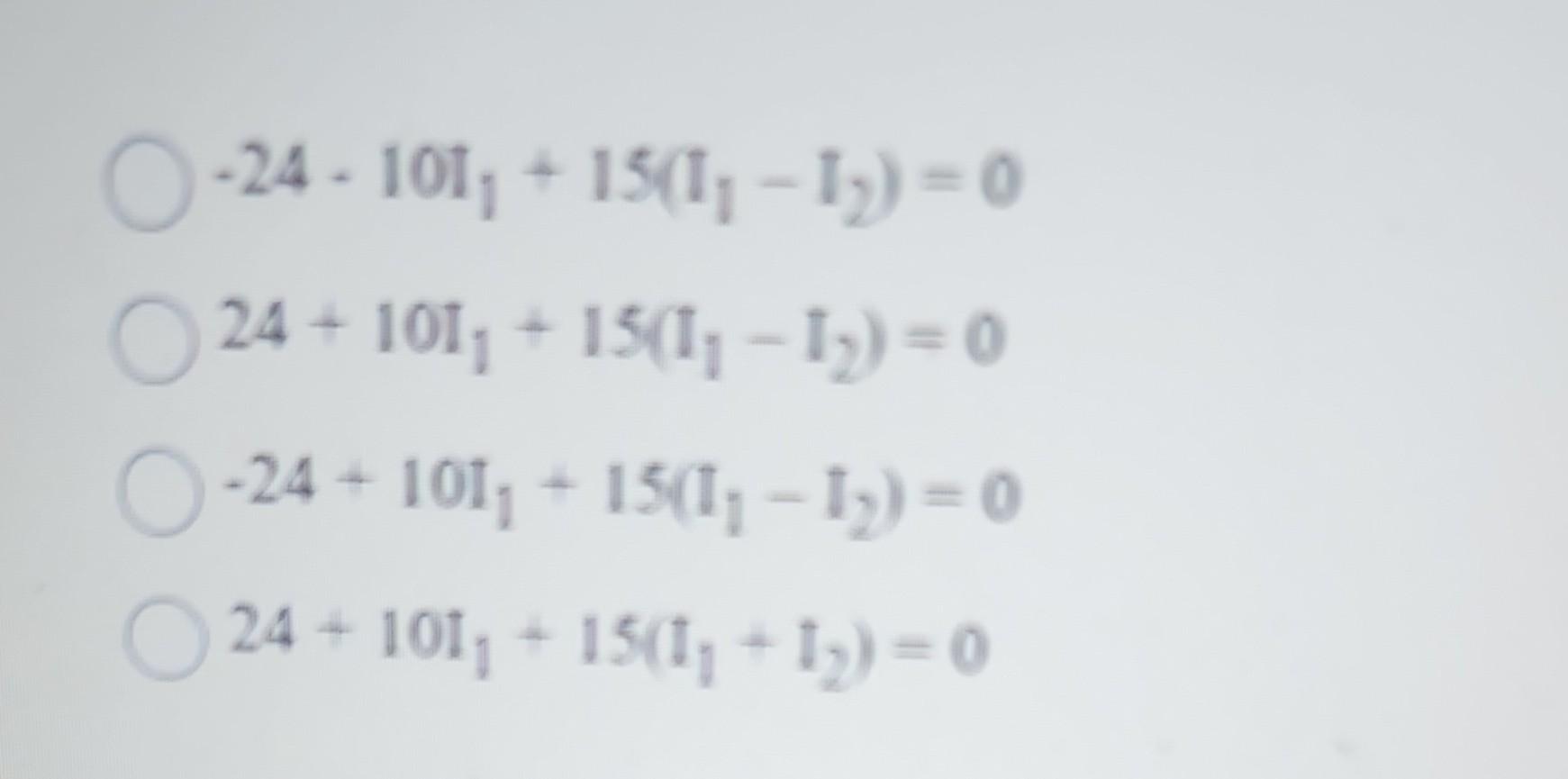 Solved For The Circuit Shown Using Loop Equations An 3026