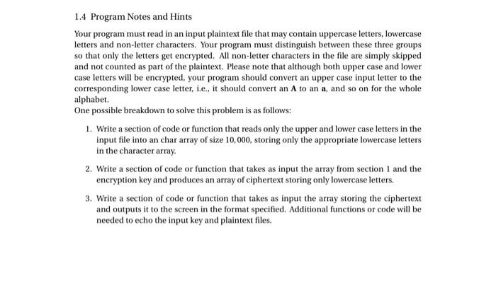 Solved Use Python To Write A Program That Encrypts The