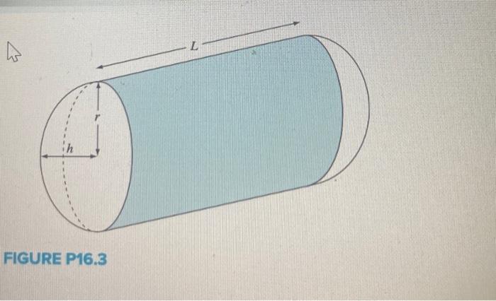 Solved 16.1 Design the optimal cylindrical container (Fig. | Chegg.com