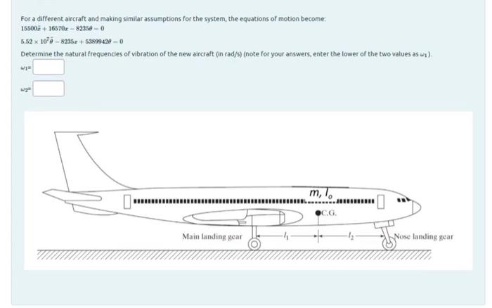 Solved An airplane standing on a runway is shown in the | Chegg.com