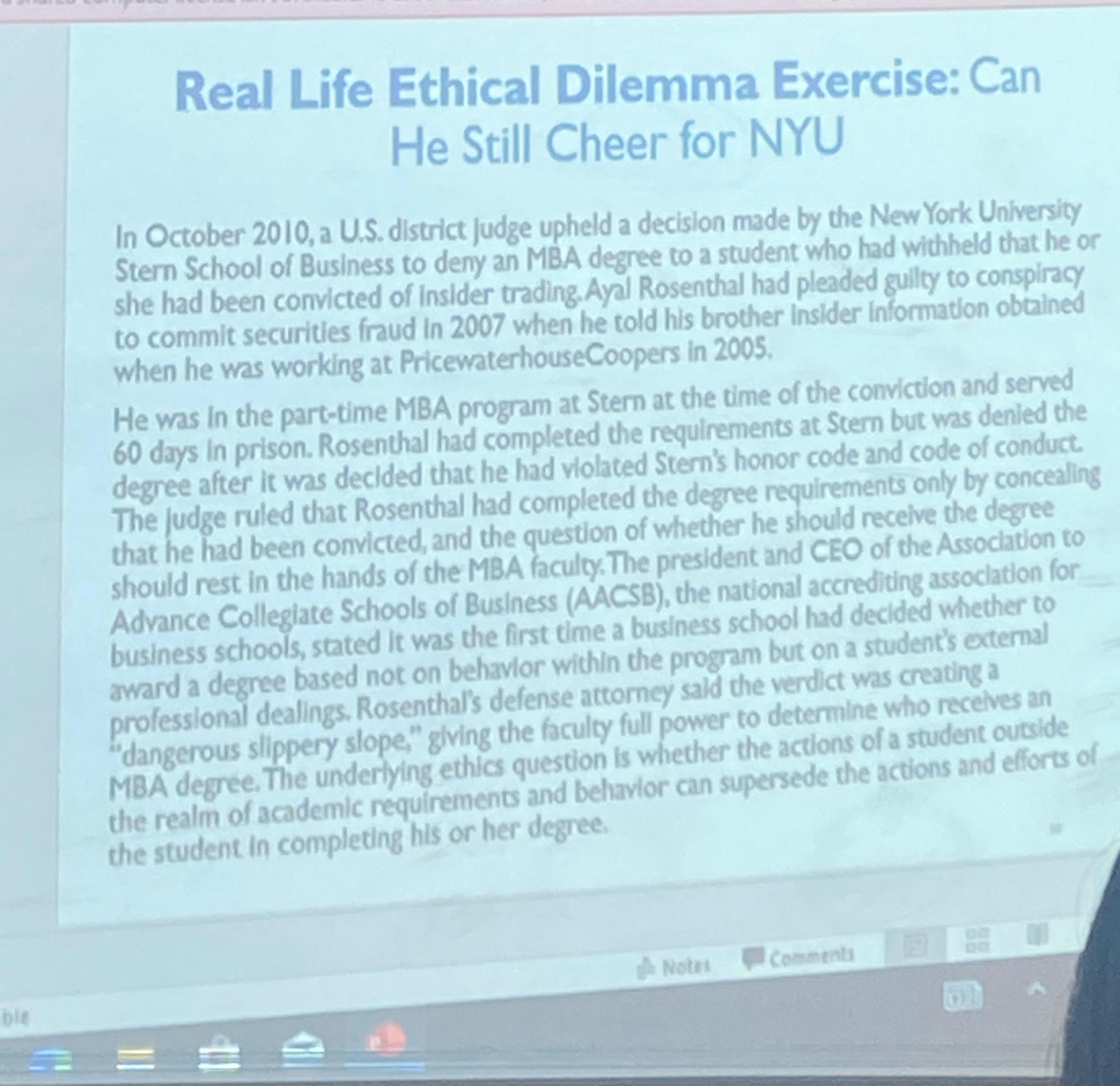 Solved Real Life Ethical Dilemma Exercise: Can He Still | Chegg.com