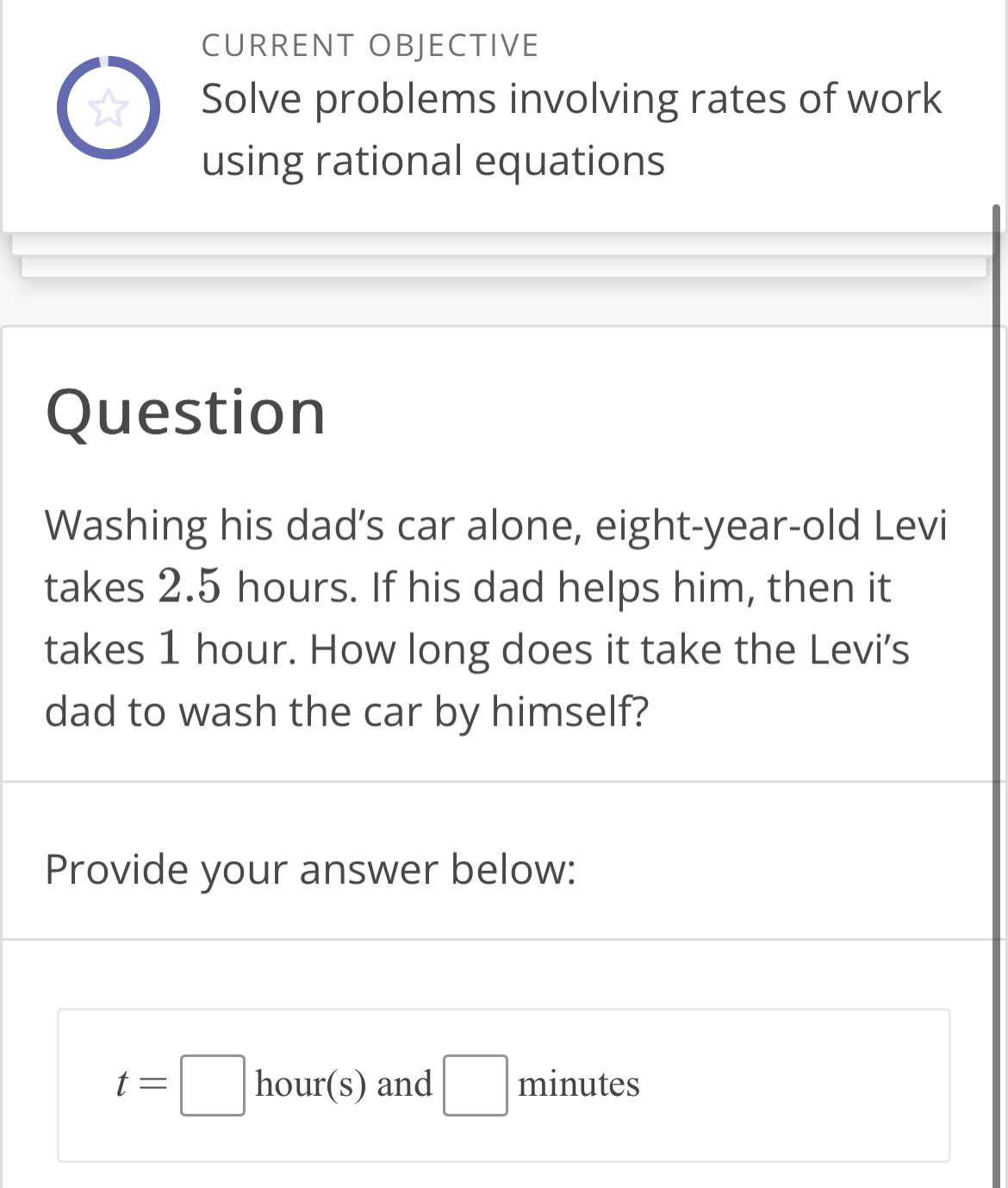 Solved CURRENT OBJECTIVESolve problems involving rates of | Chegg.com