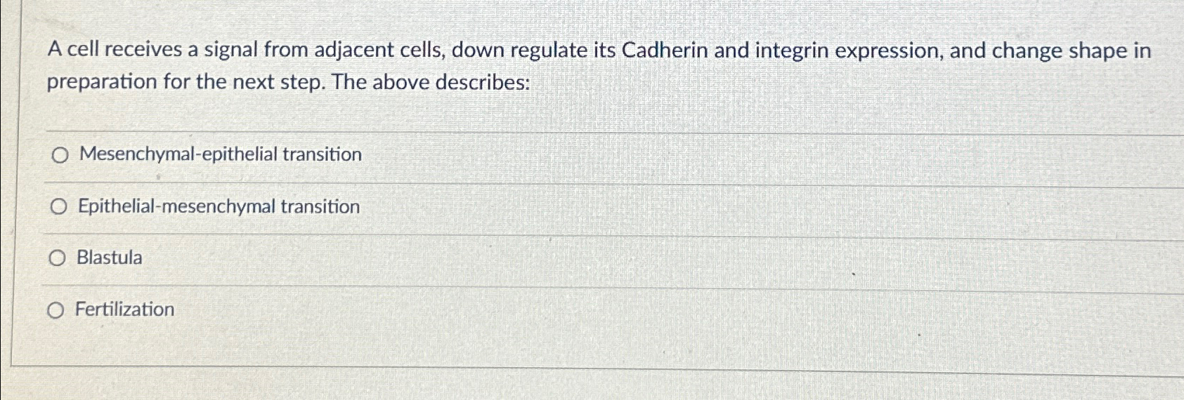 Solved A cell receives a signal from adjacent cells, down | Chegg.com