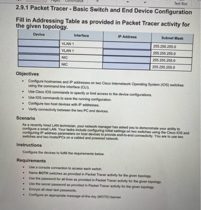 Use The Secret Password As Provided In Packet