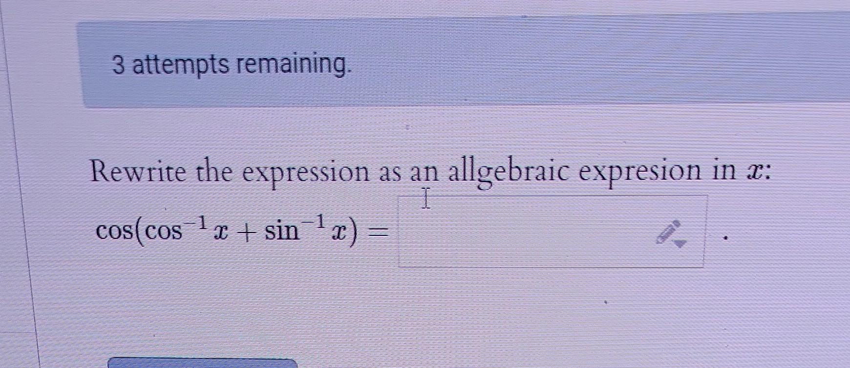 Solved 1 attempt remaining. Use an addition or subtraction | Chegg.com