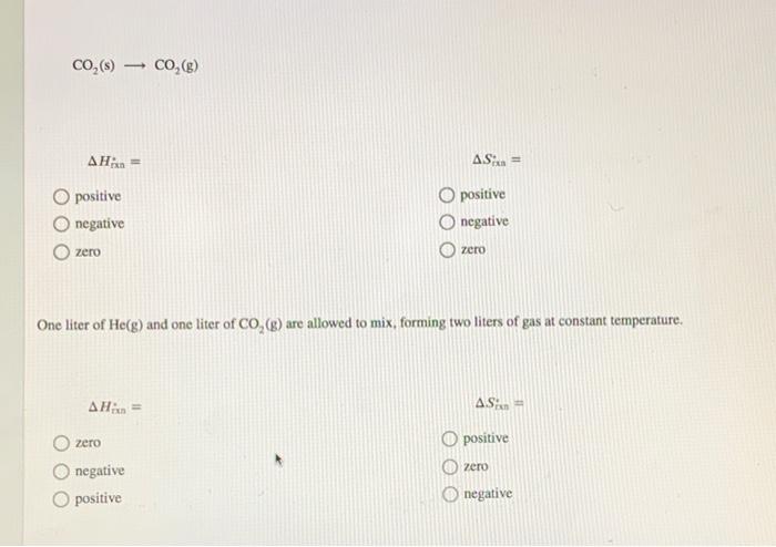 Solved For the given processes, determine if Anand AS.. are | Chegg.com