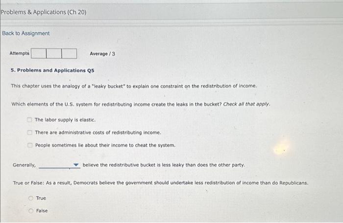 Solved Problems & Applications (Ch 20) Back to Assignment | Chegg.com