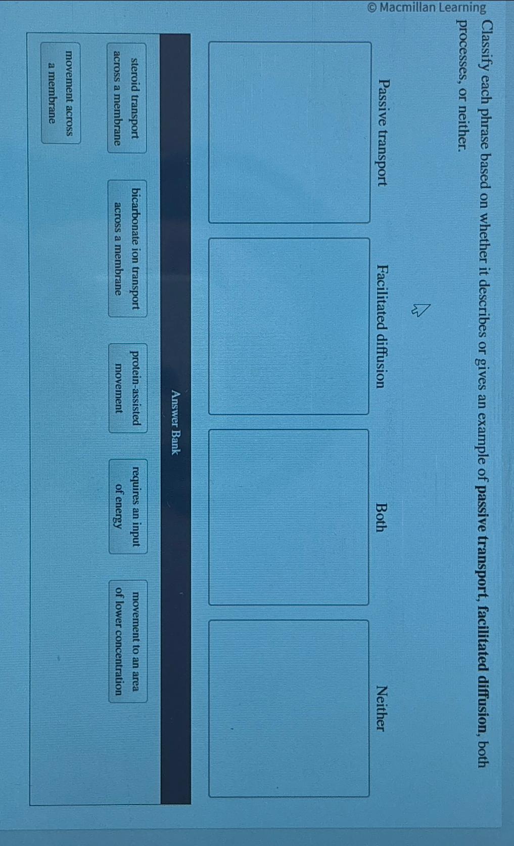 Solved Classify each phrase based on whether it describes or | Chegg.com Solved Classify each phrase based on whether it describes or | Chegg.com