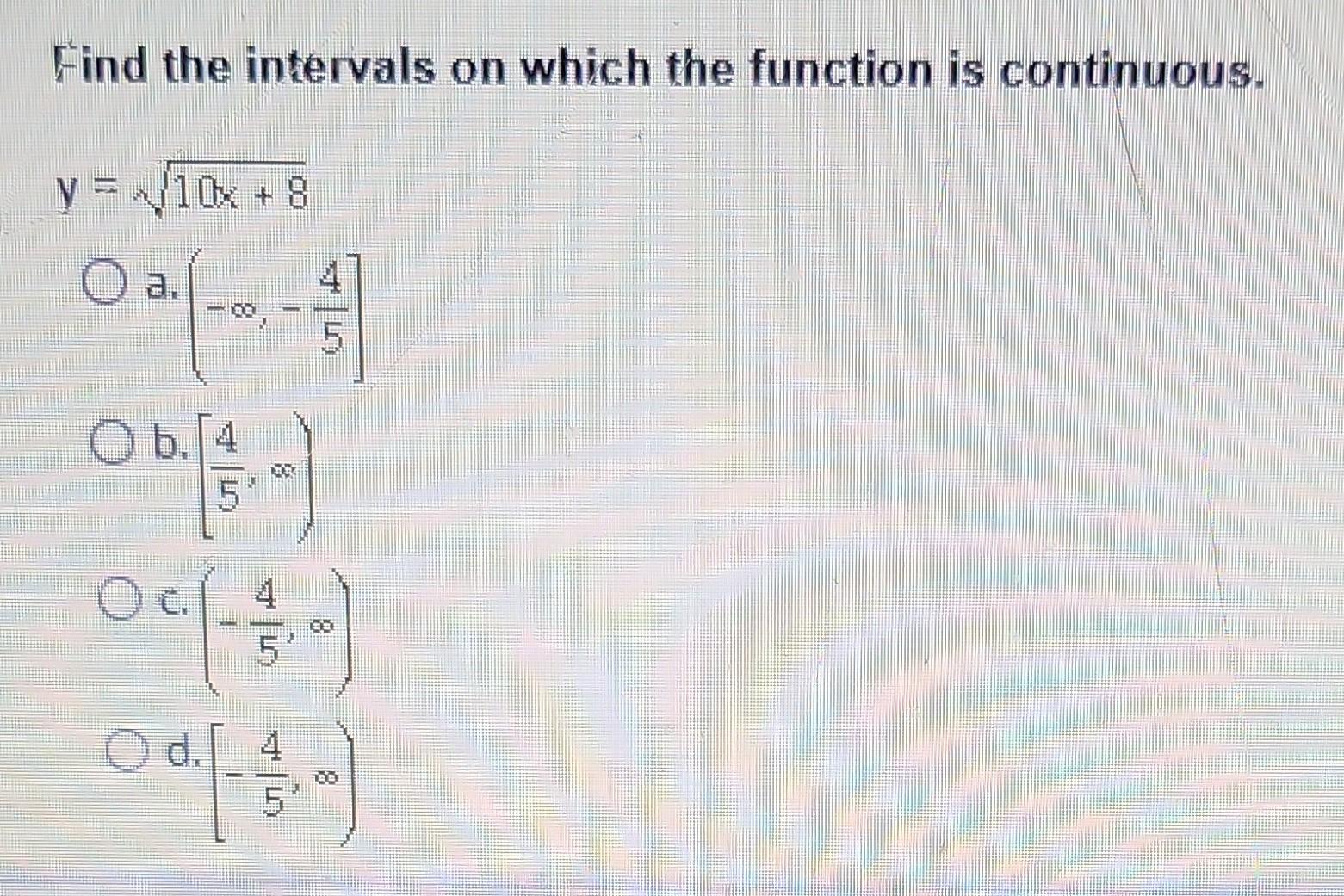 Solved Find the intervals on which the function is | Chegg.com