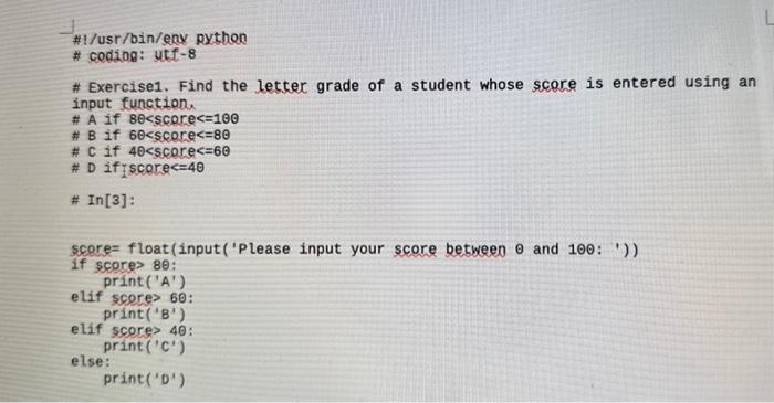 Solved Lusrbineny Python Coding Uti −8 Exercise1 0409
