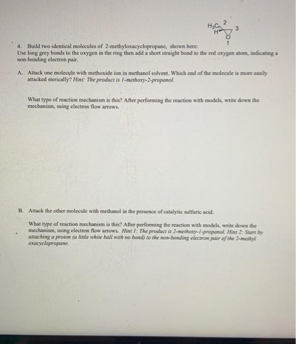 Solved Building Molecular Models: Reactions of Ethers 1. | Chegg.com