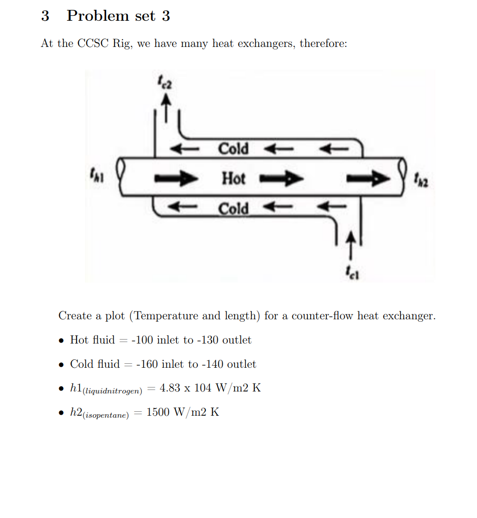 Solved 3 ﻿Problem set 3At the CCSC Rig, we have many heat | Chegg.com