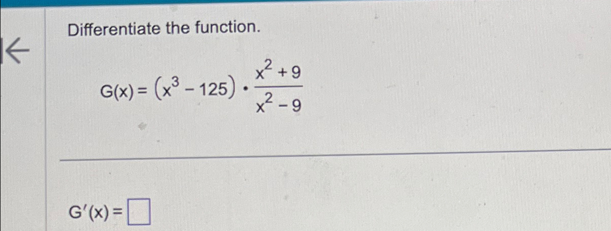 Solved Differentiate the | Chegg.com