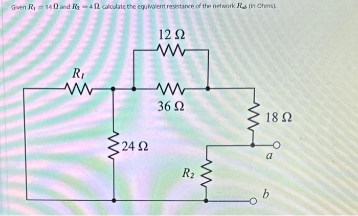 Solved Given R=26Ω, calculate the equivalent resistance RAB | Chegg.com