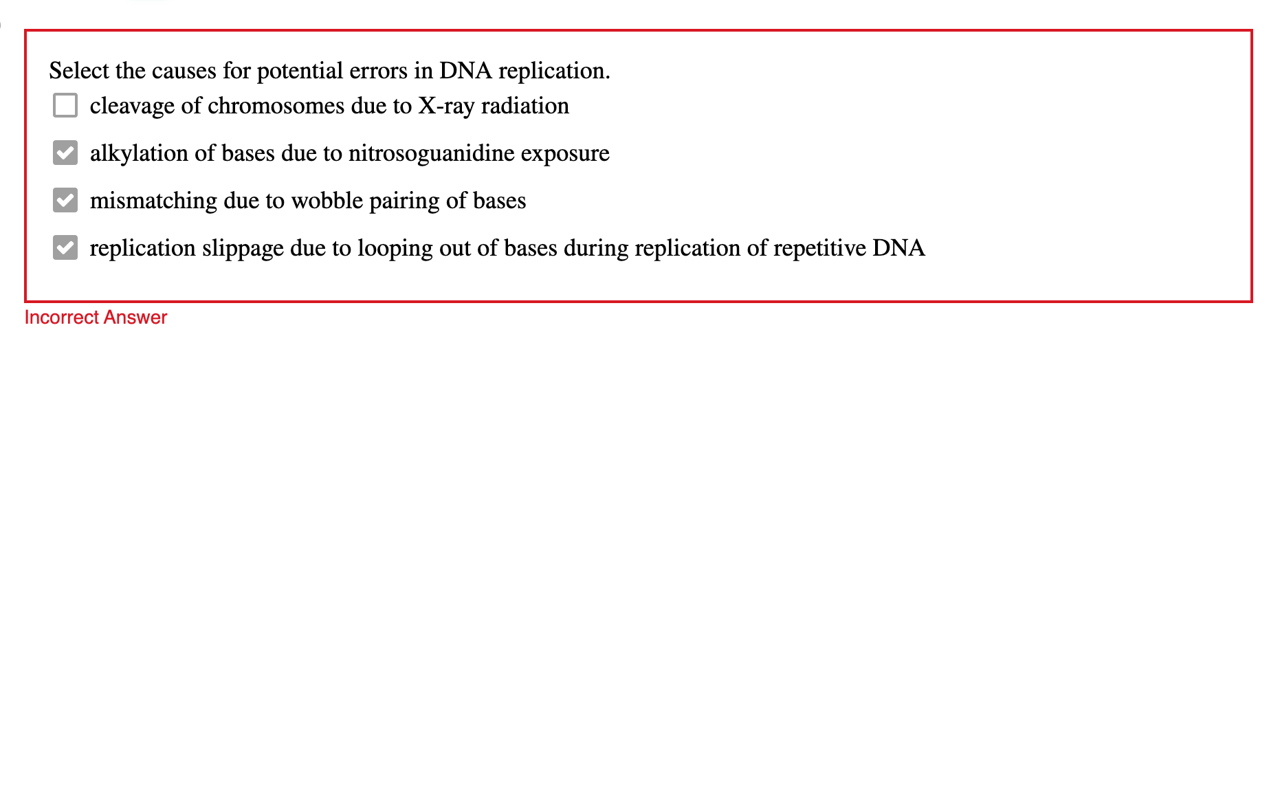 Solved can you answer the question Select the causes for | Chegg.com