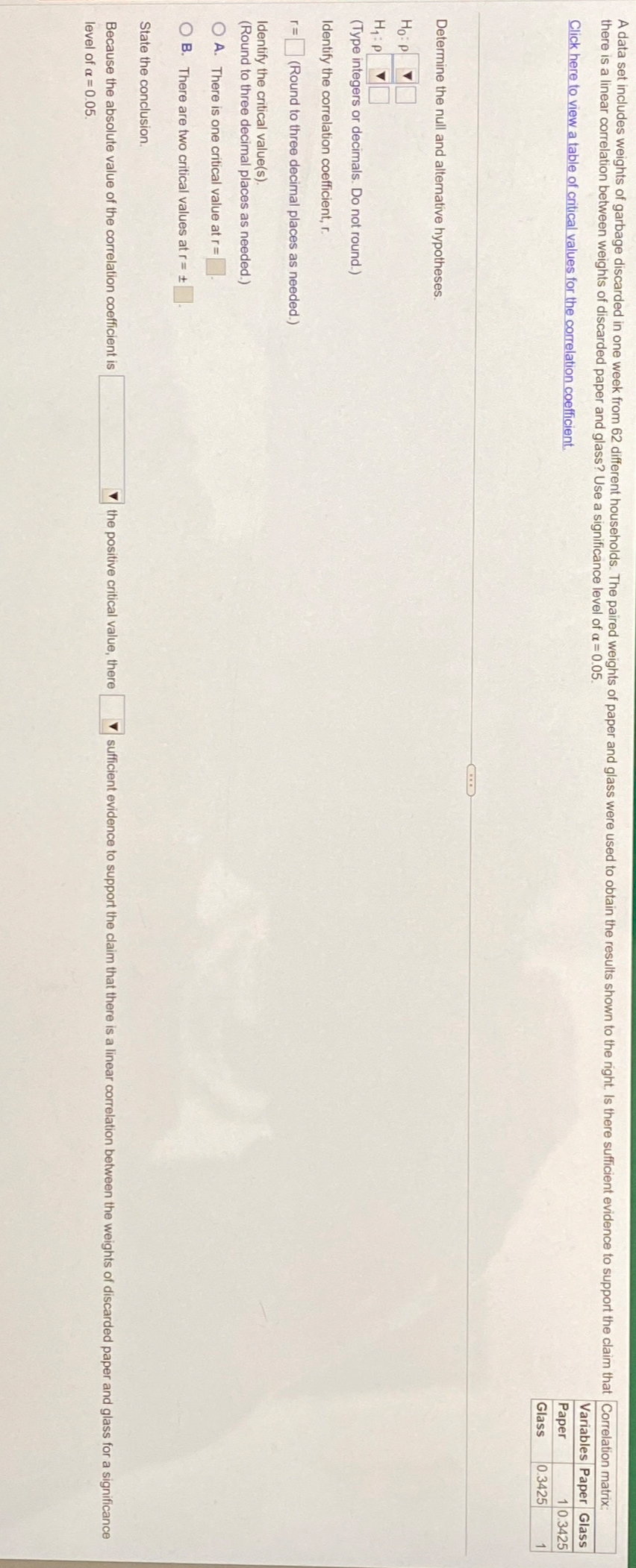 Solved there is a linear correlation between weights of | Chegg.com