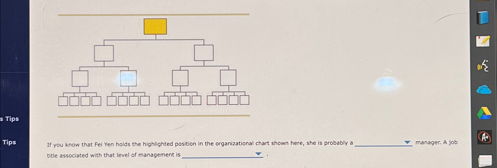 Solved TipsIf you know that Fei Yen holds the highlighted | Chegg.com
