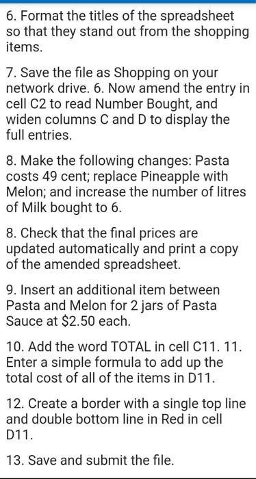 Solved Part A 1. Open a new workbook and create a | Chegg.com