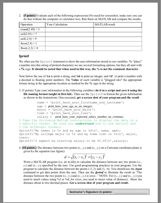 Solved ENGR 1731 - Computing for Engineers Lab#3 REPORT DUE: | Chegg.com