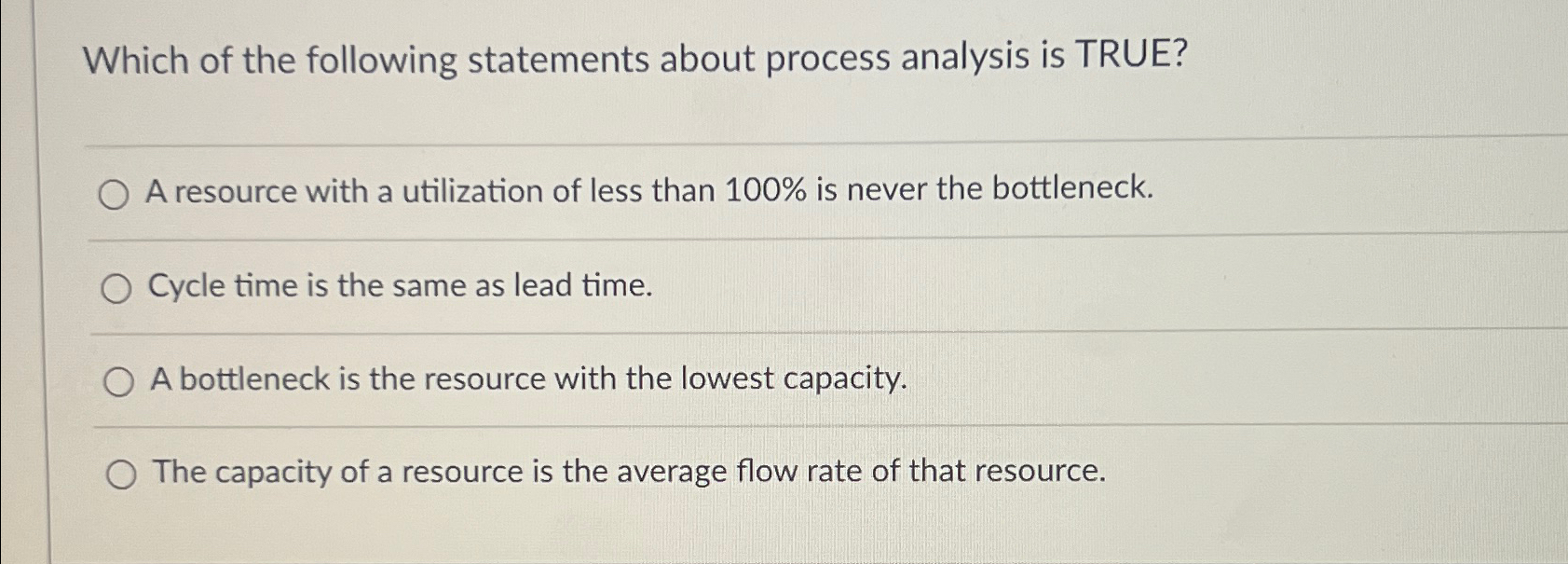 Solved Which of the following statements about process | Chegg.com