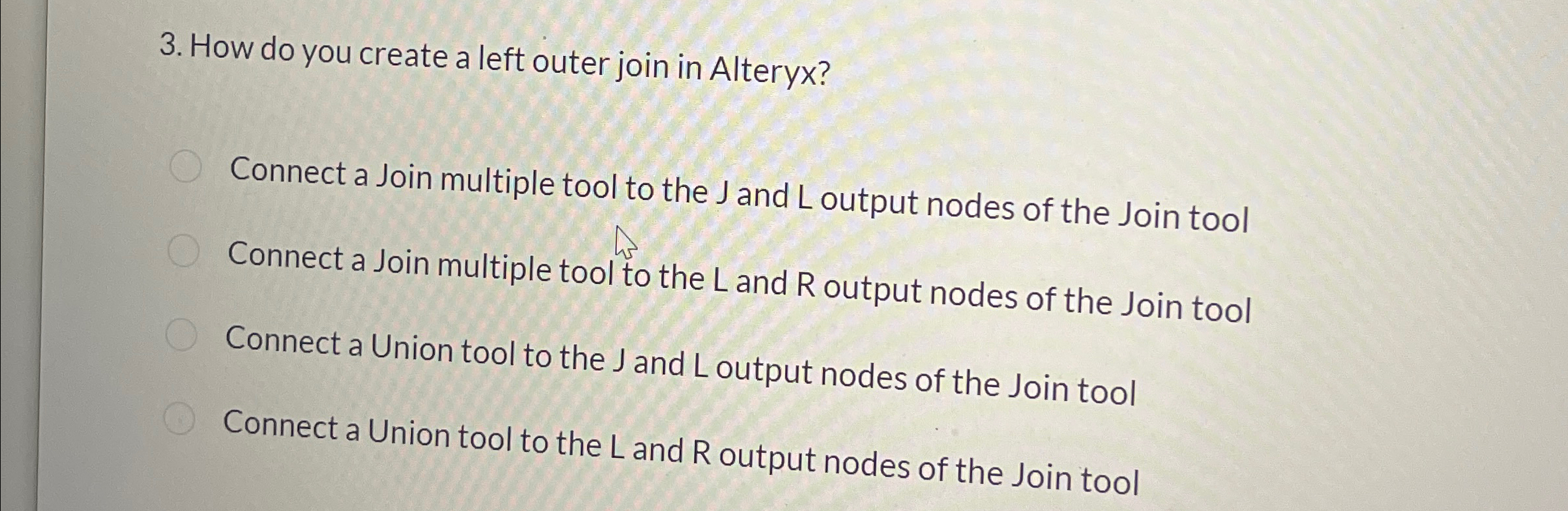 Solved How do you create a left outer join in | Chegg.com