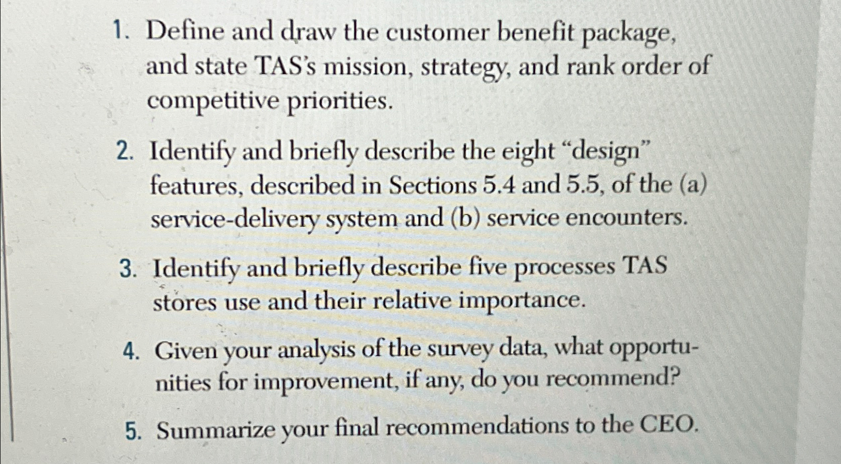 Solved Define and draw the customer benefit package, and | Chegg.com