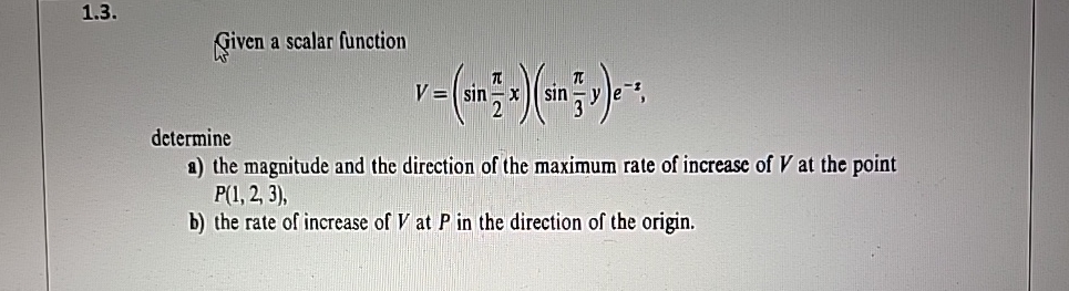 Solved 1.3.Given a scalar | Chegg.com