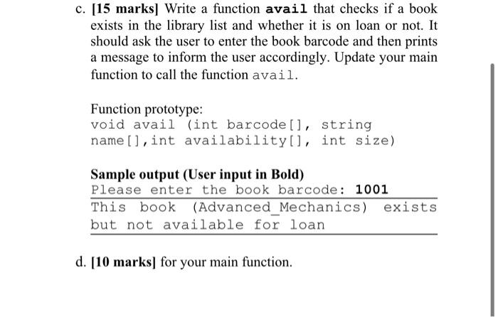 Solved Write a C++ program that helps a library to manage | Chegg.com