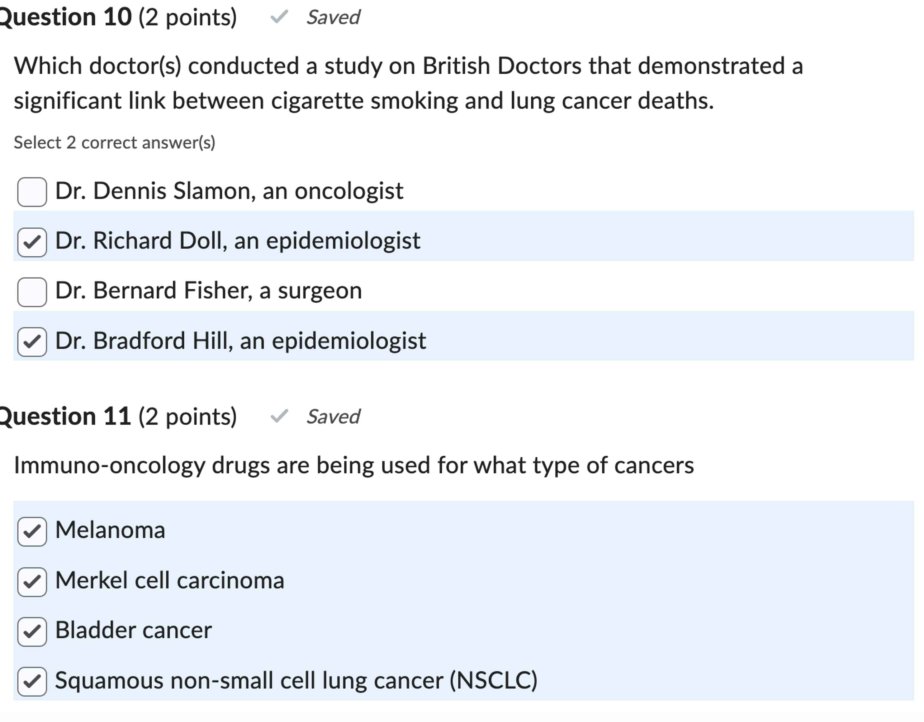 Solved Which doctor(s) ﻿conducted a study on British Doctors | Chegg.com