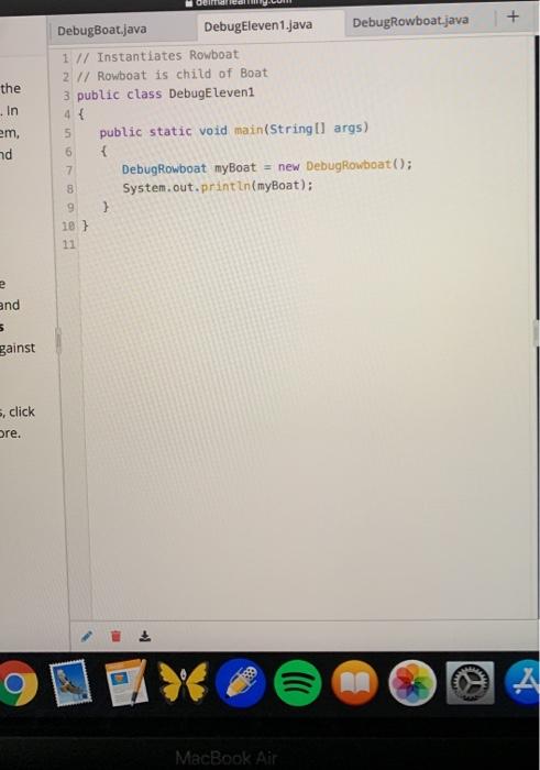 Solved Instructions >> The files provided in the code editor | Chegg.com