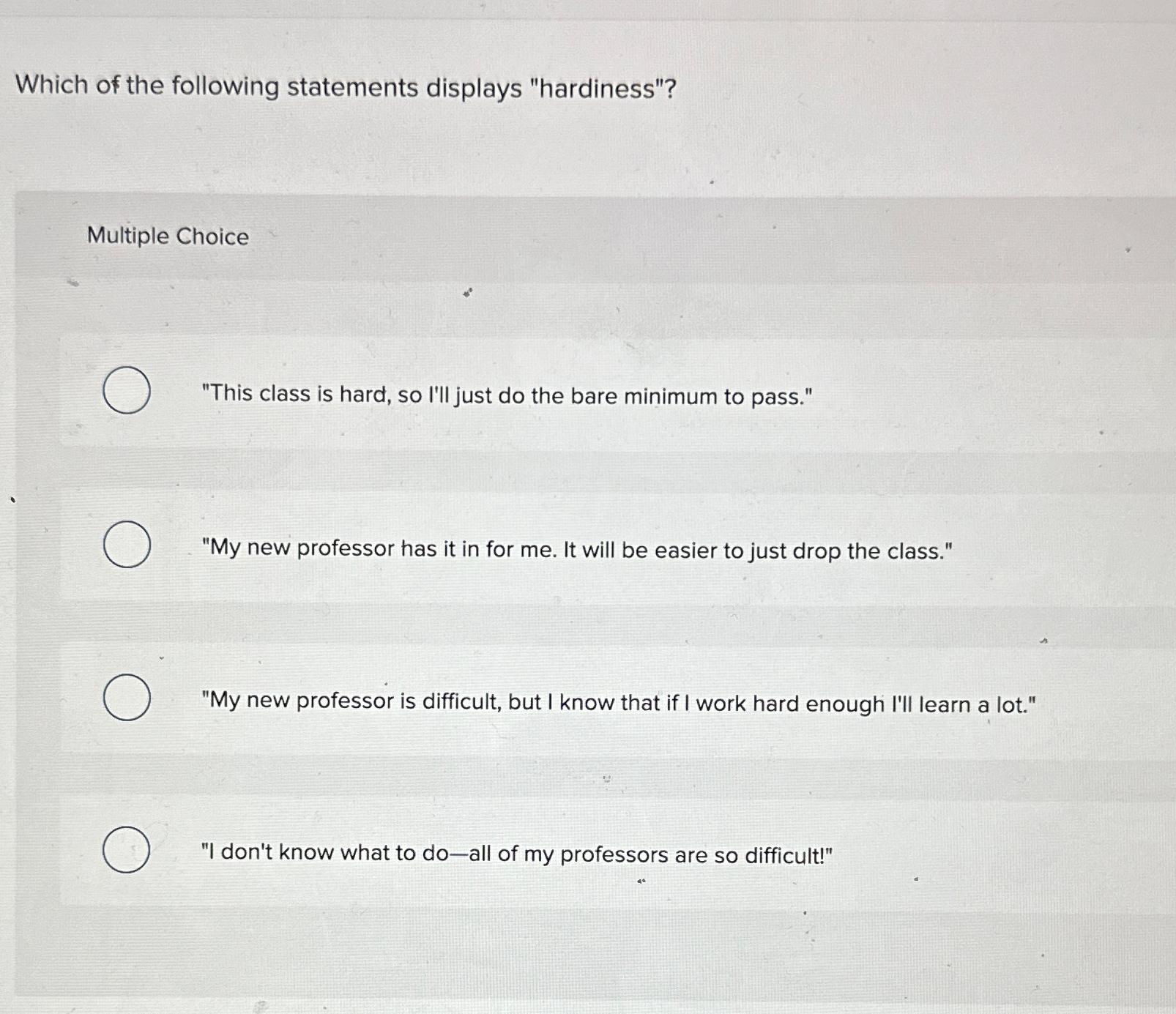 Solved Which of the following statements displays | Chegg.com