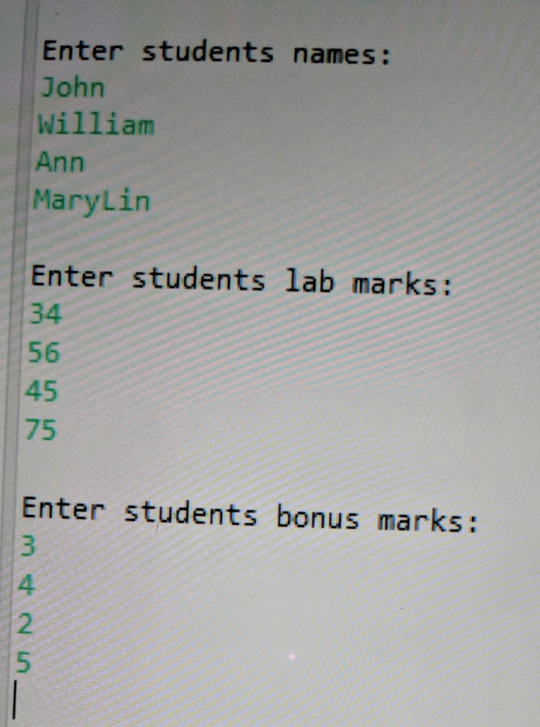 Solved Please show me your coding by your computer coloring | Chegg.com