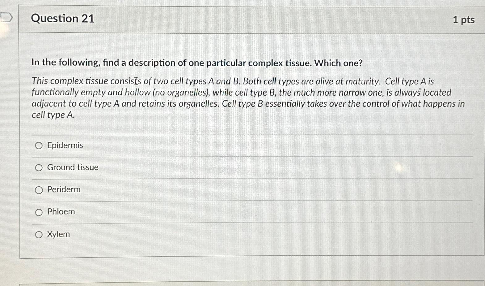 Solved Question 211 ﻿ptsIn the following, find a description | Chegg.com