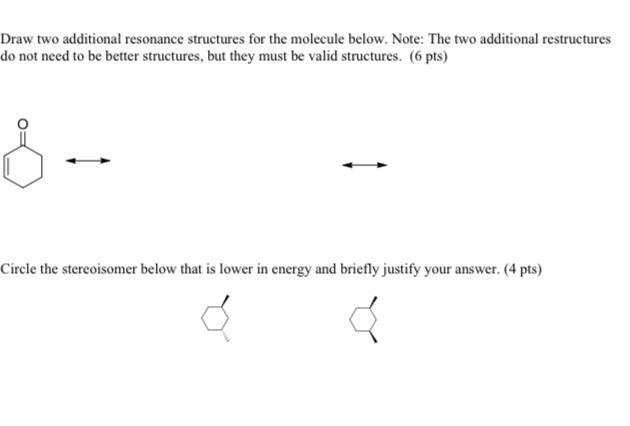 Solved Draw two additional resonance structures for the | Chegg.com
