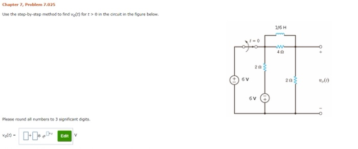 Solved Chapter 7, Problem 7.014 Use the differential | Chegg.com
