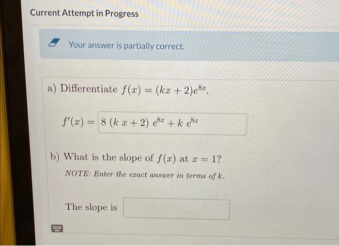 Solved Current Attempt in Progress Your answer is partially | Chegg.com