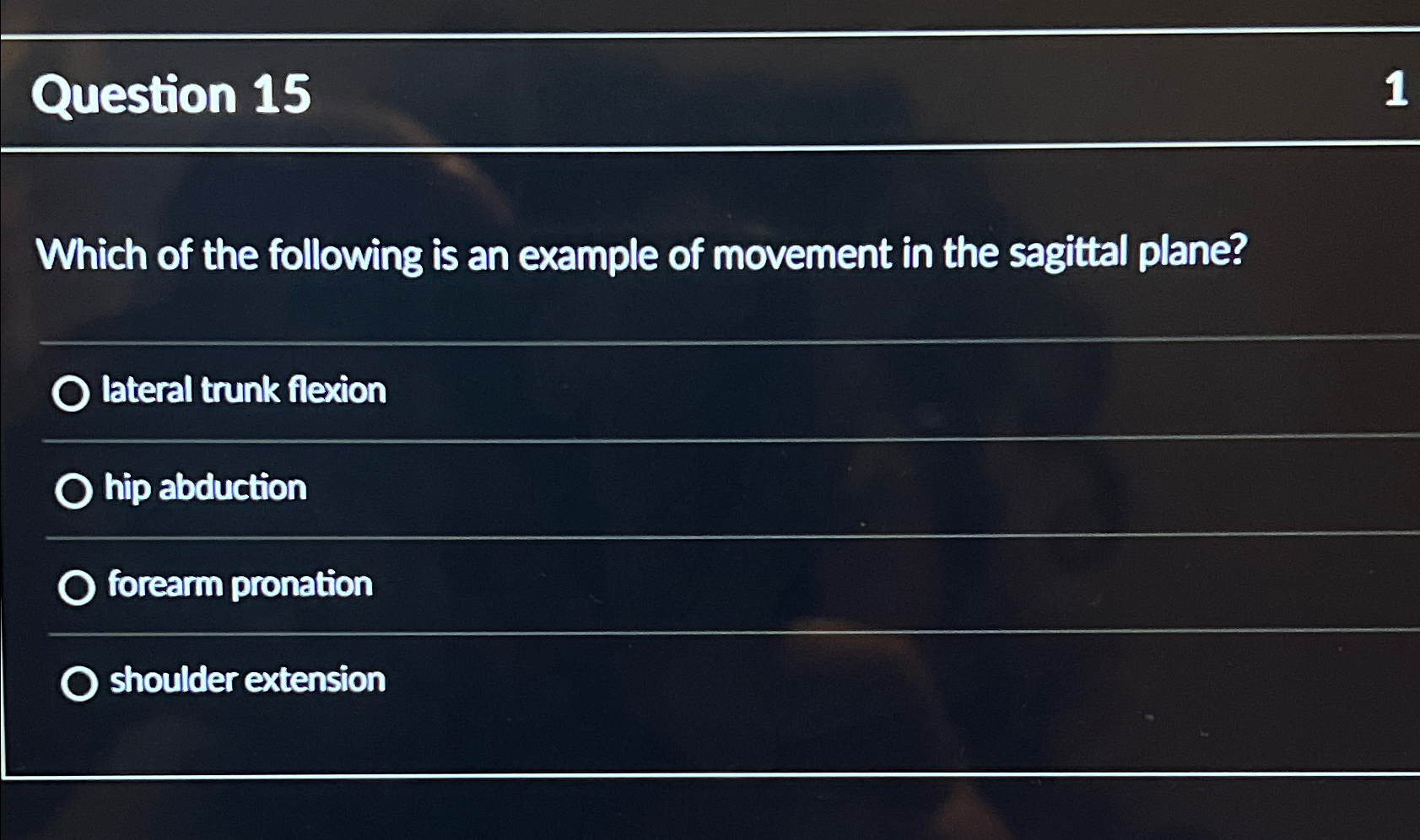 Solved Question 15Which of the following is an example of | Chegg.com