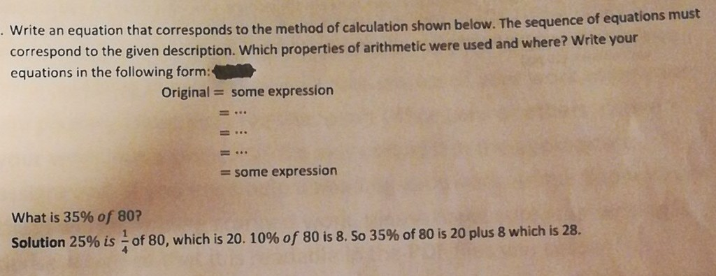 Solved . Write an equation that corresponds to the method of | Chegg.com