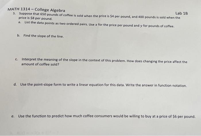 Solved MATH 1314 - College Algebra 5. Suppose that 650 | Chegg.com