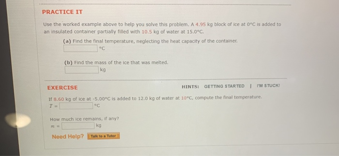 Solved PRACTICE IT Use the worked example above to help you | Chegg.com