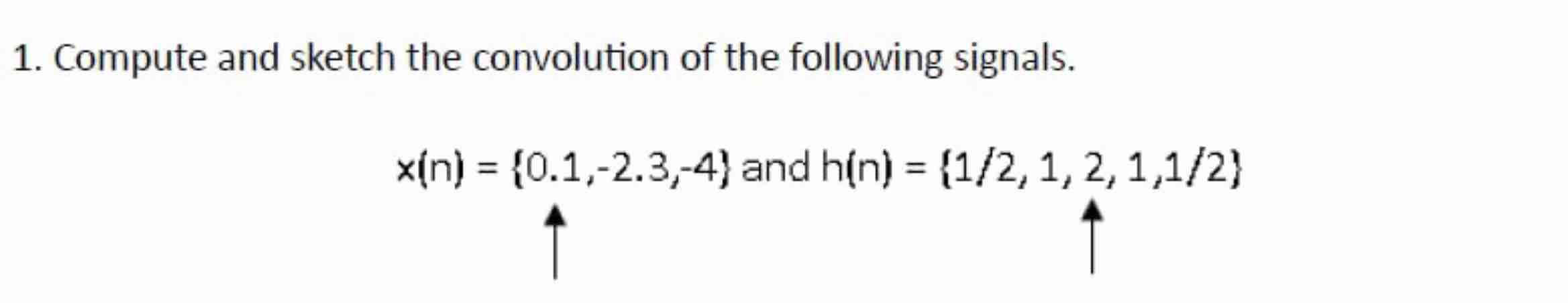Solved Compute and sketch the convolution of ﻿the following | Chegg.com